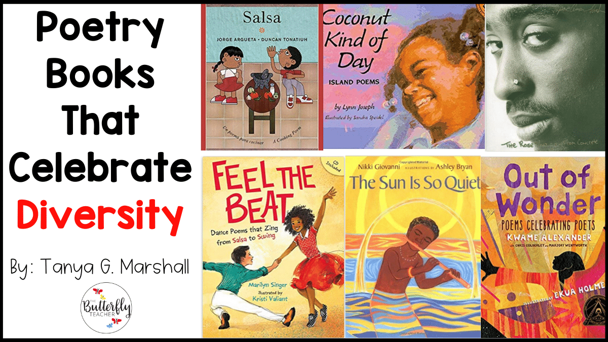 Poetry Books That Celebrate Diversity | The Butterfly Teacher